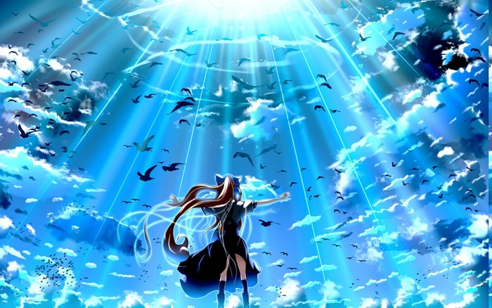 3000x2352 anime landscape stars wallpaper - Coolwallpapers.me!