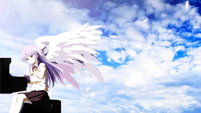 1680x1050 Anime Angel Anime Girls Wings Wallpaper 356 Kb