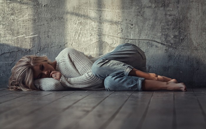women model walls on the floor wallpaper - Coolwallpapers.me!