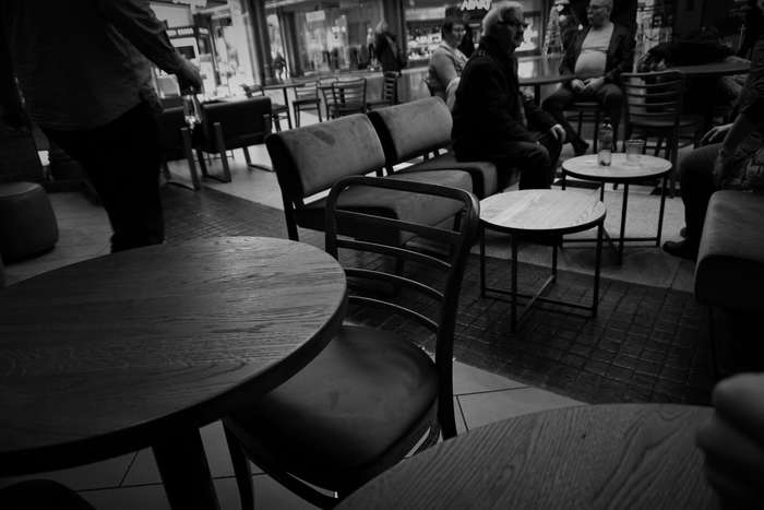 coffee, monochrome photography 4k wallpaper - Coolwallpapers.me!