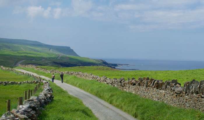 cliffs, cliffs of moher, doolin, hiking, ireland, nature 4k wallpaper ...