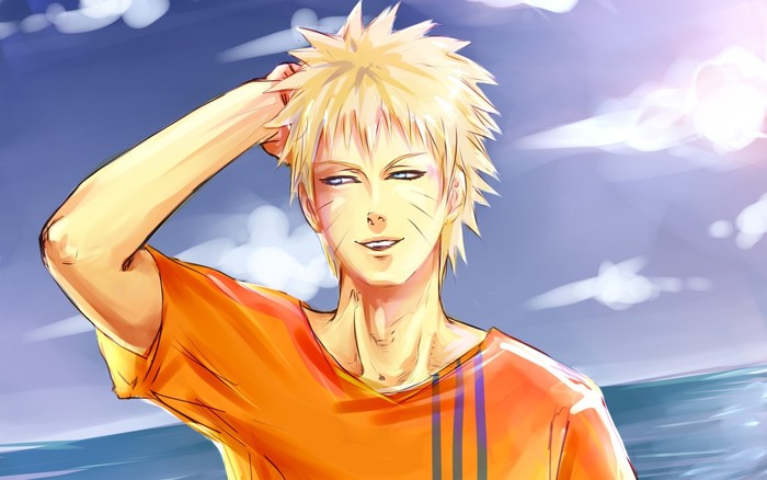 Naruto shippuuden, Naruto, Boy, Shirt, Beach wallpaper - Coolwallpapers.me!