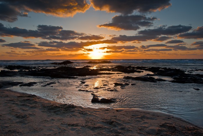 3738x2503 Sunset, Sea, Beach, Landscape wallpaper - Coolwallpapers.me!