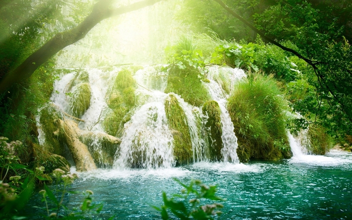2048x1280 waterfall high resolution desktop backgrounds ...