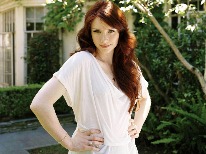 Redhead, Bryce Dallas Howard, Actress, Green Eyes wallpaper ...