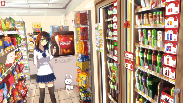 Anime, Girl, Shop wallpaper - Coolwallpapers.me!