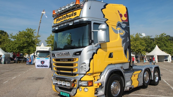 1920x1080 Scania, r730, scania, truck, topline, road, truck, v8, p730 ...