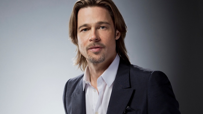 1920x1080 brad pitt, cry, joy, actor, fence, net, emotions, Brad Pitt ...