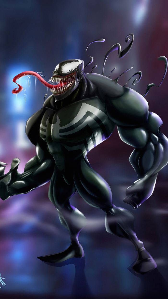 1080x1920 venom, hd, superheroes, digital art, artwork for Iphone 6, 7 ...