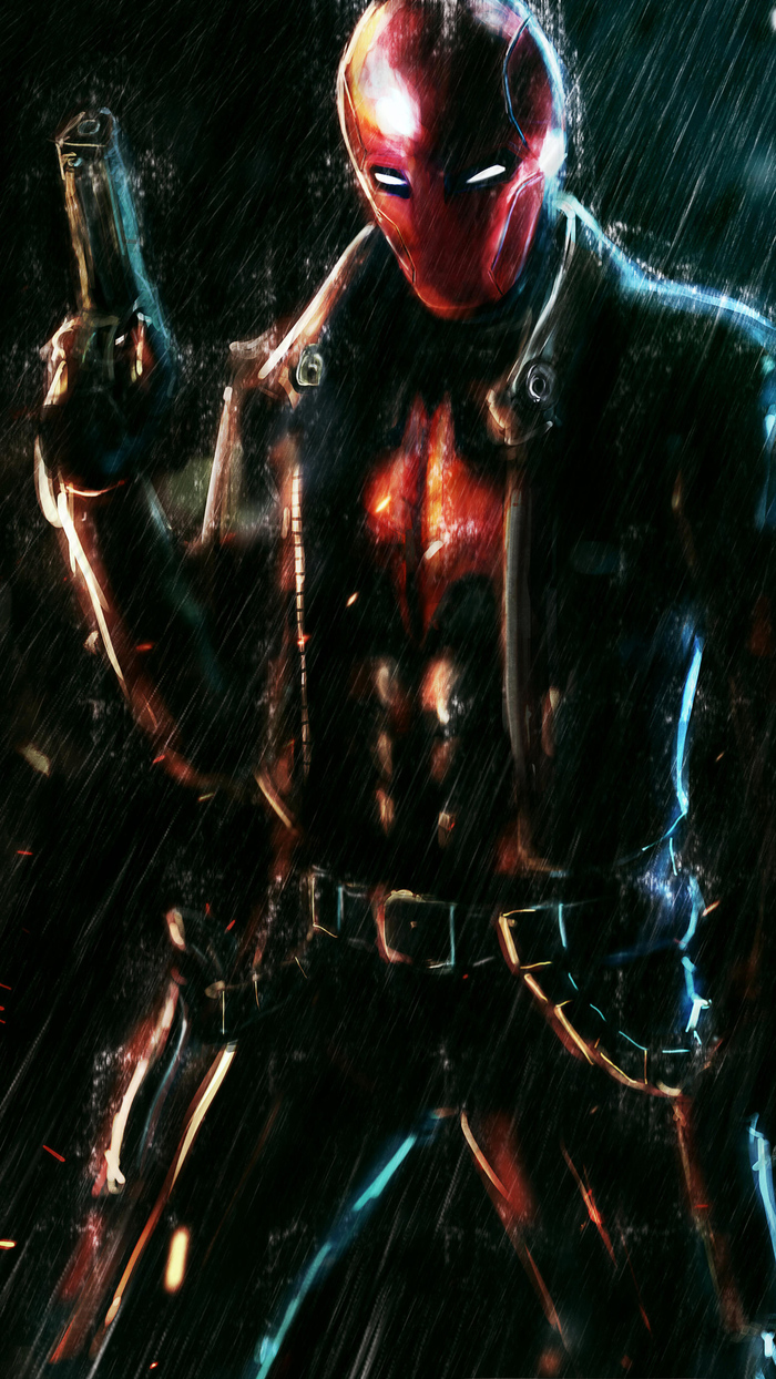 1080x1920 red hood, hd, artwork, superheroes, deviantart, artist ...