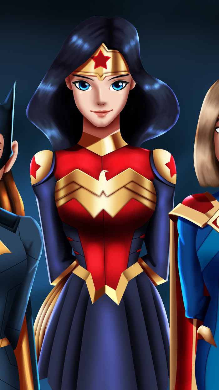 1080x1920 wonder woman, superheroes, fantasy girls, hd, artwork, artist ...