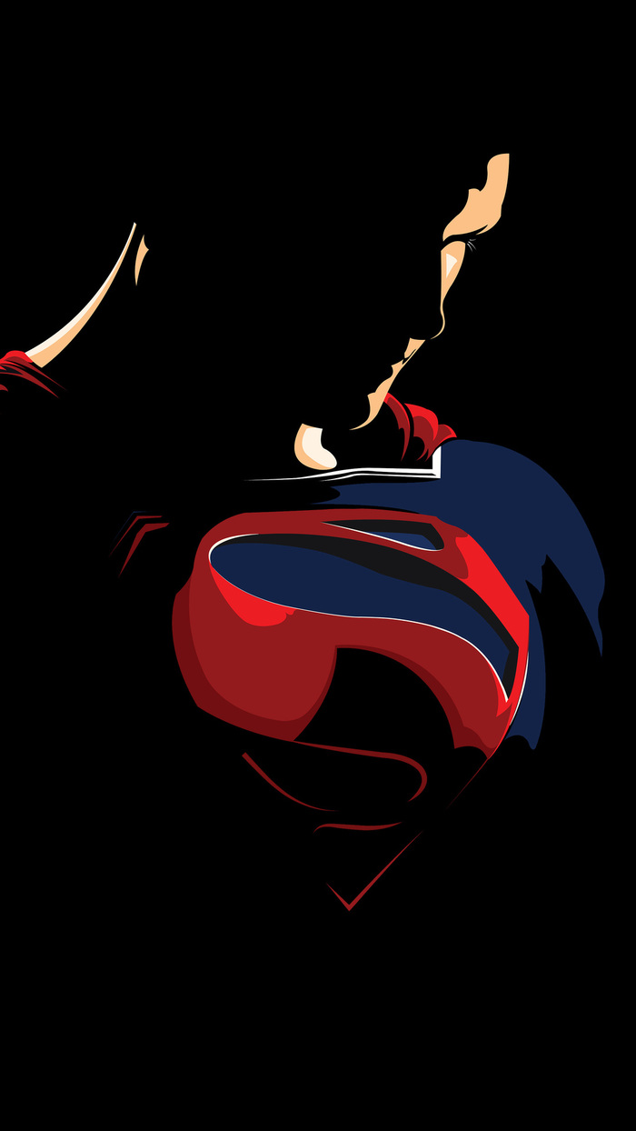 1080x1920 superman, minimalism, hd, artwork, digital art, superheroes ...