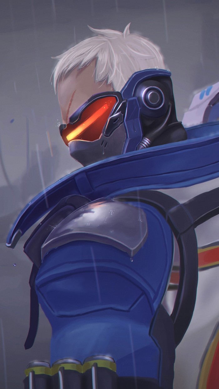 1080x1920 soldier 76, overwatch, games, hd for Iphone 6, 7, 8 wallpaper ...